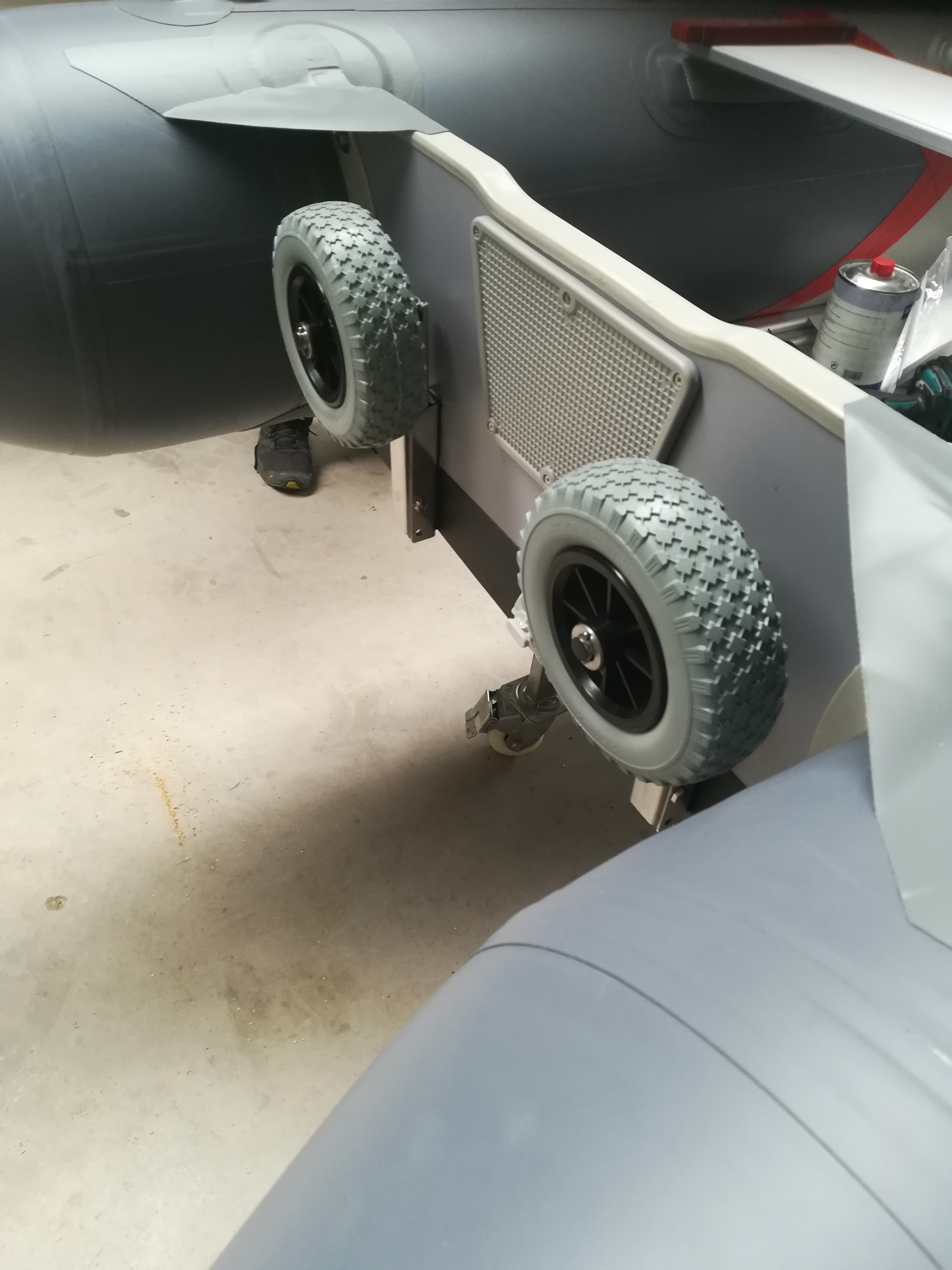 Slipräder , Heckräder , Transporträder Edelstahl NEU!! | SW417